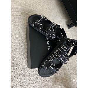 CHANEL | Shoes | Chanel Dad Sandals | Poshmark